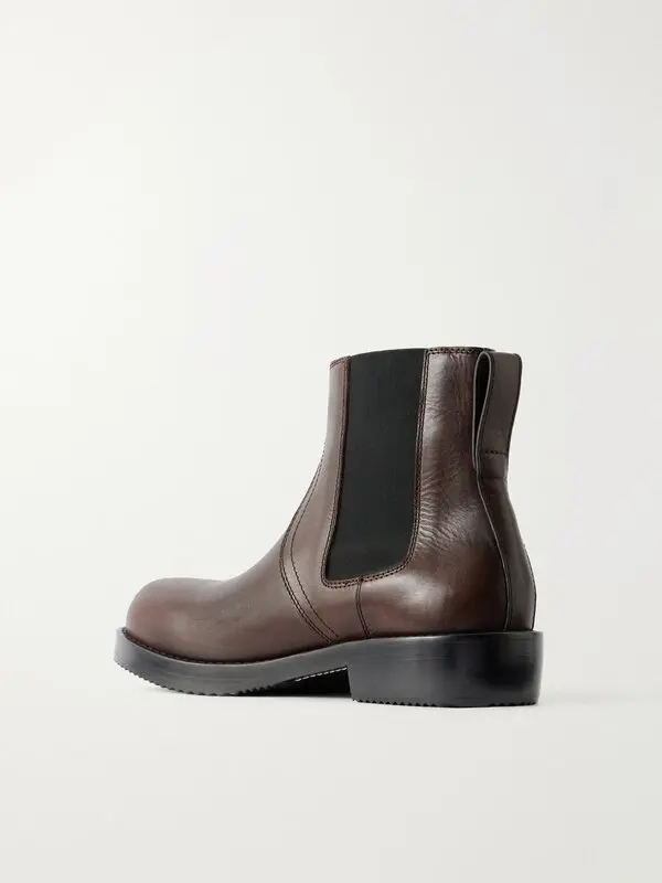 Dries Van Noten Leather Chelsea Boots