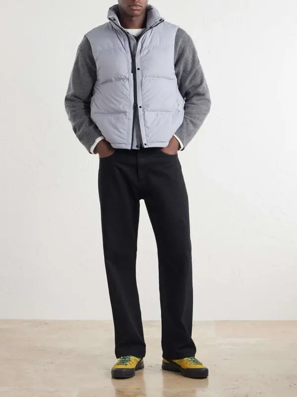 Stone Island Logo-appliquéd Padded Quilted Cordura® Ripstop Down Vest