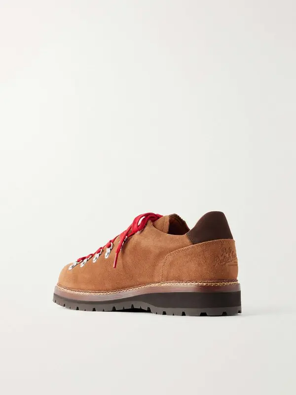 Polo Ralph Lauren Logo-debossed Suede Hiking Boots