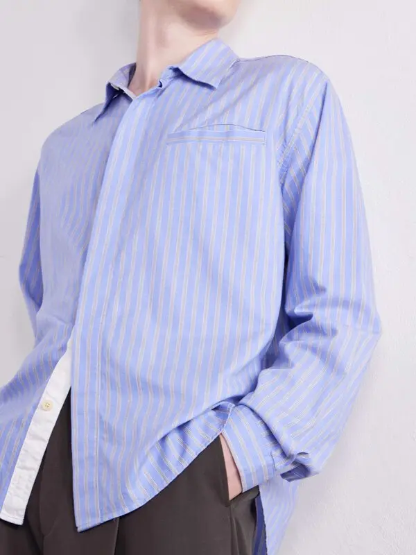 Oliver Peoples Mulvey Striped Cotton Shirt