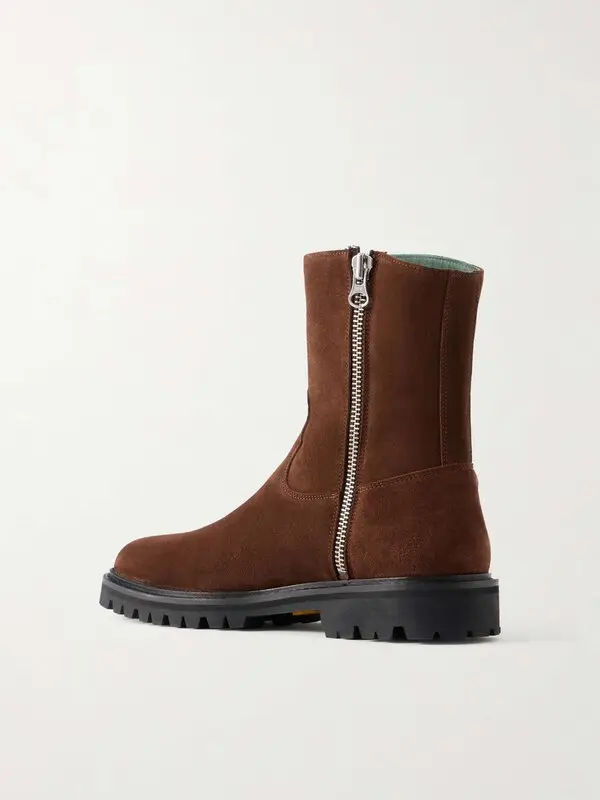 VINNY'S Moto Suede Boots