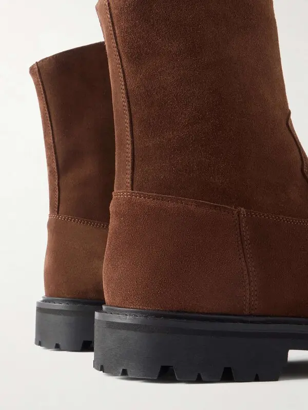 VINNY'S Moto Suede Boots