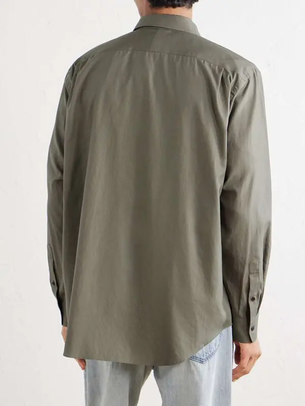 Auralee Finx Cotton-twill Shirt