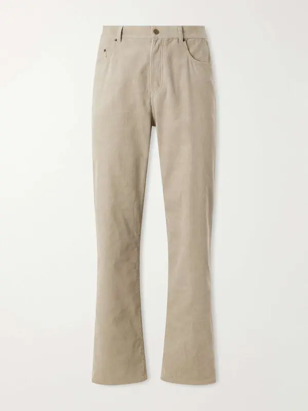 A.p.c. Fairfax Straight-leg Corduroy Jeans - Beige