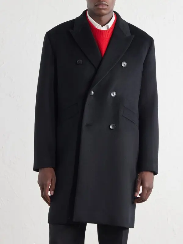 Mr P. Double-breasted Cashmere Coat