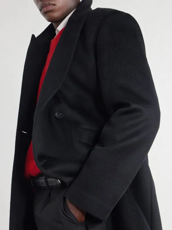 Mr P. Double-breasted Cashmere Coat