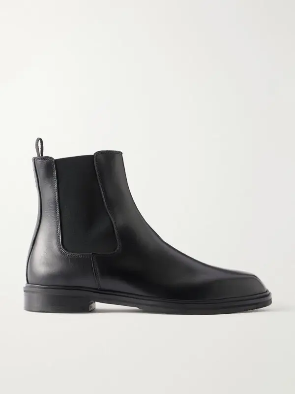 VINNY'S Jimmee Leather Boots - Black