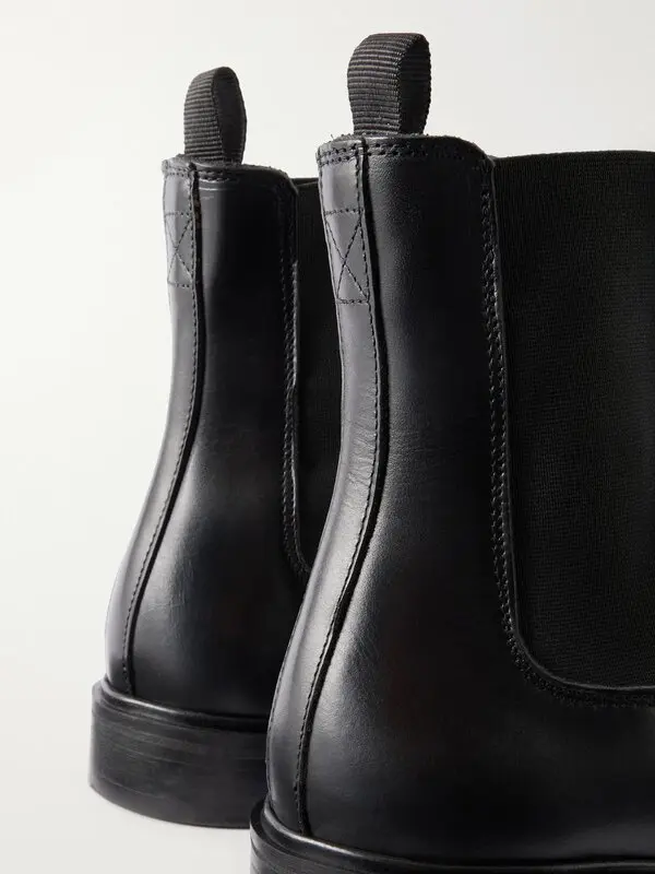 VINNY'S Jimmee Leather Boots - Black