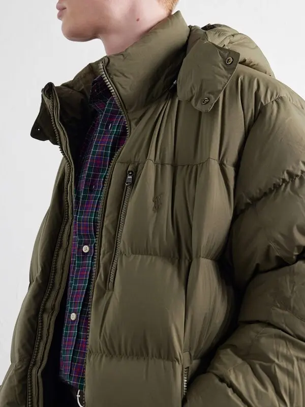 Polo Ralph Lauren Hooded Rip-stop Down Jacket
