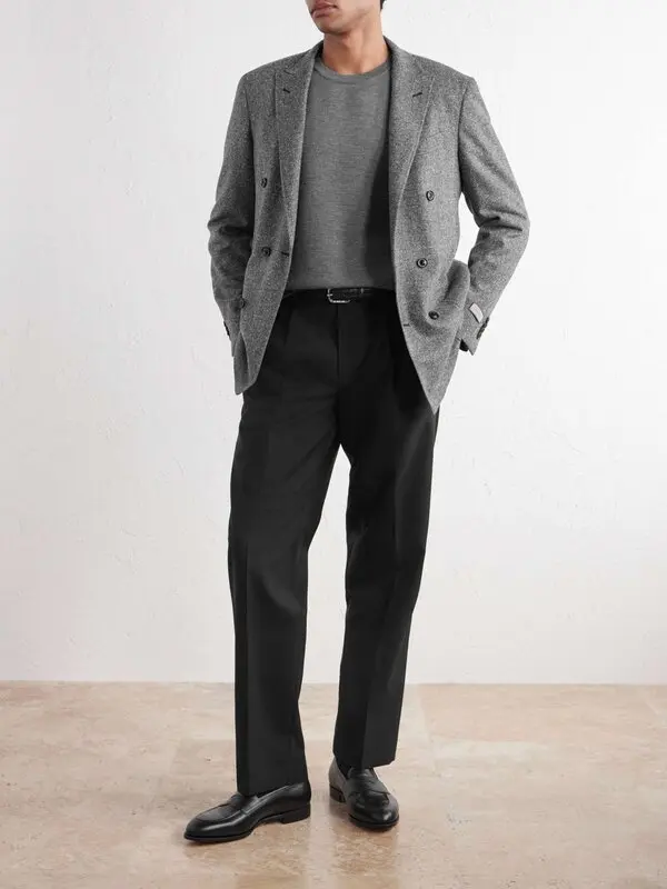 SLOWEAR Zanone Slim-fit Milano Stitch Virgin Wool Sweater