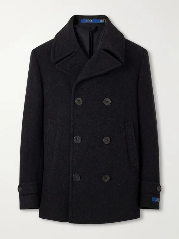 Polo Ralph Lauren Double-breasted Wool-blend Coat - Gray