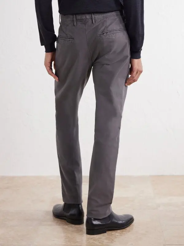 SLOWEAR Incotex Slim-fit Stretch-cotton Trousers