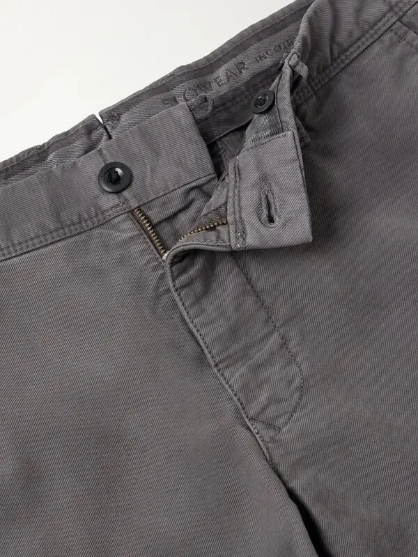 SLOWEAR Incotex Slim-fit Stretch-cotton Trousers