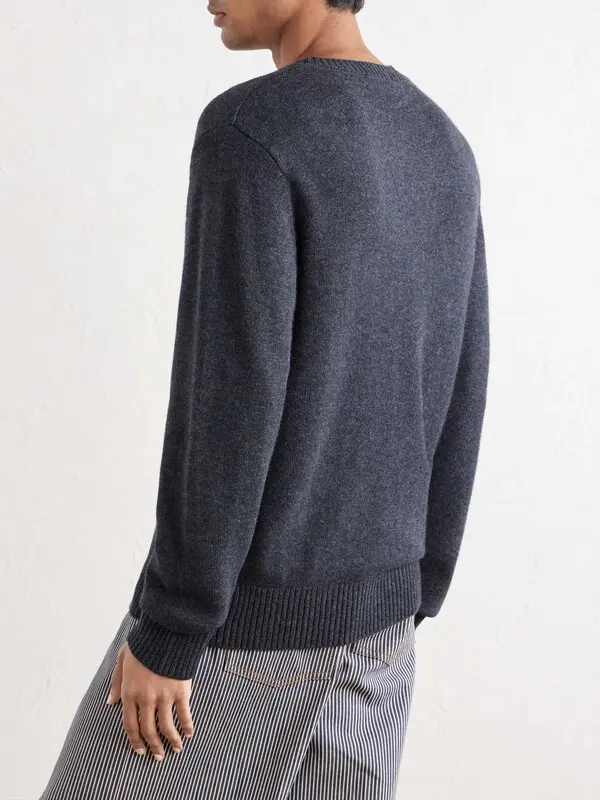 Officine Générale Mycrew Merino Wool And Cashmere-blend Sweater