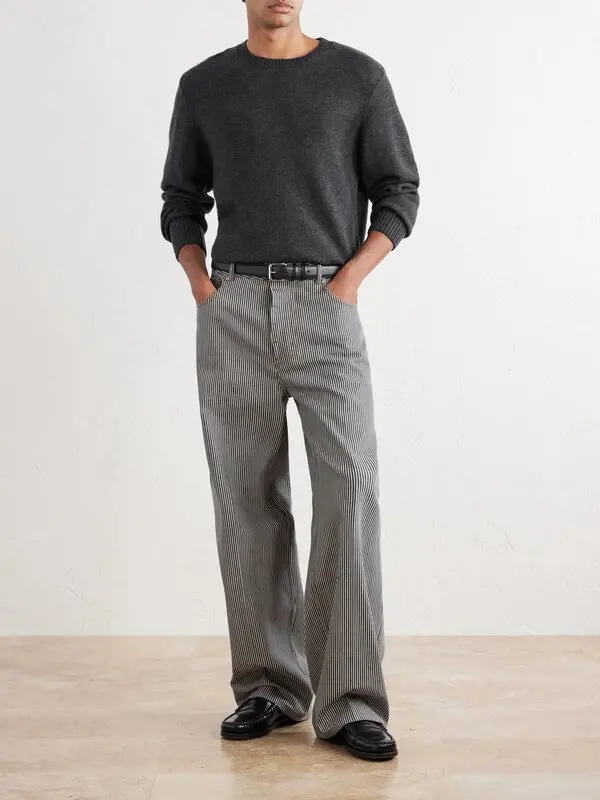 Officine Générale Merino Wool And Cashmere-blend Sweater