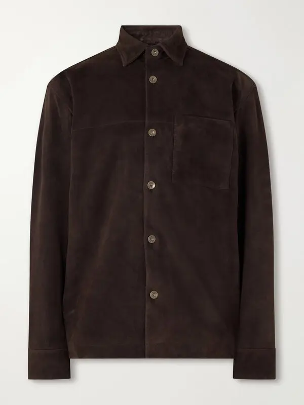 Nn07 Freddy Suede Shirt Jacket