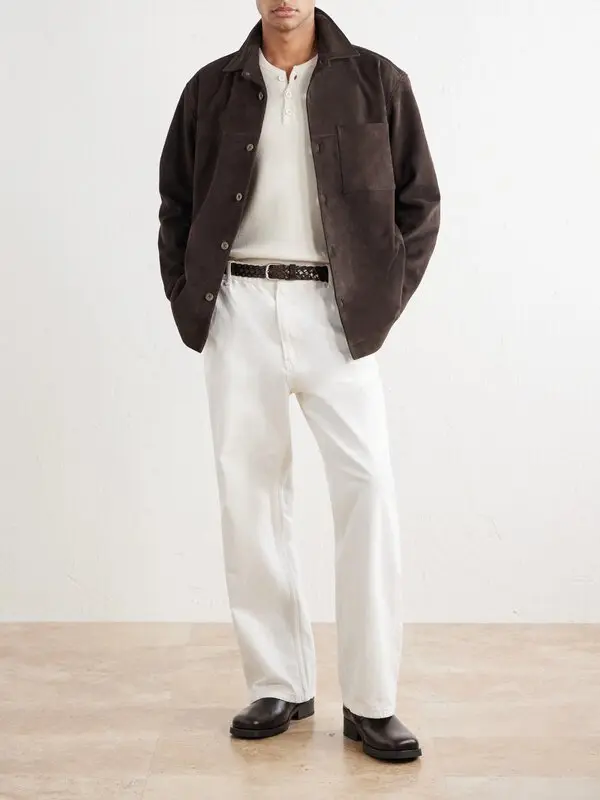 Nn07 Freddy Suede Shirt Jacket