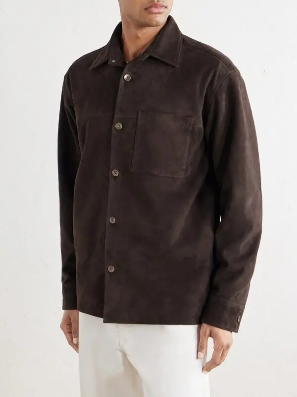 Nn07 Freddy Suede Shirt Jacket