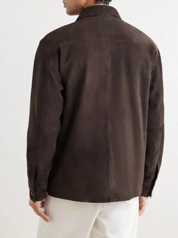 Nn07 Freddy Suede Shirt Jacket