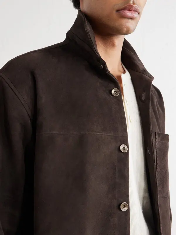 Nn07 Freddy Suede Shirt Jacket