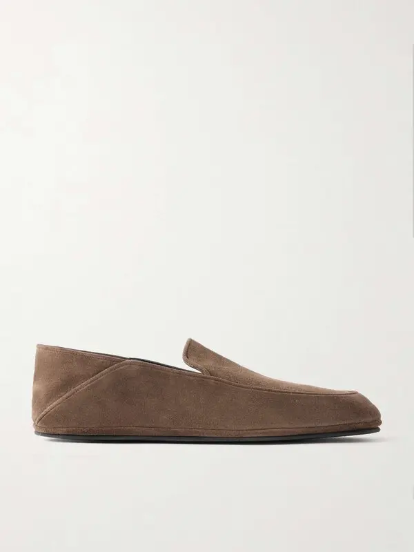John Lobb Kingston Ii Collapsible-heel Suede Loafers
