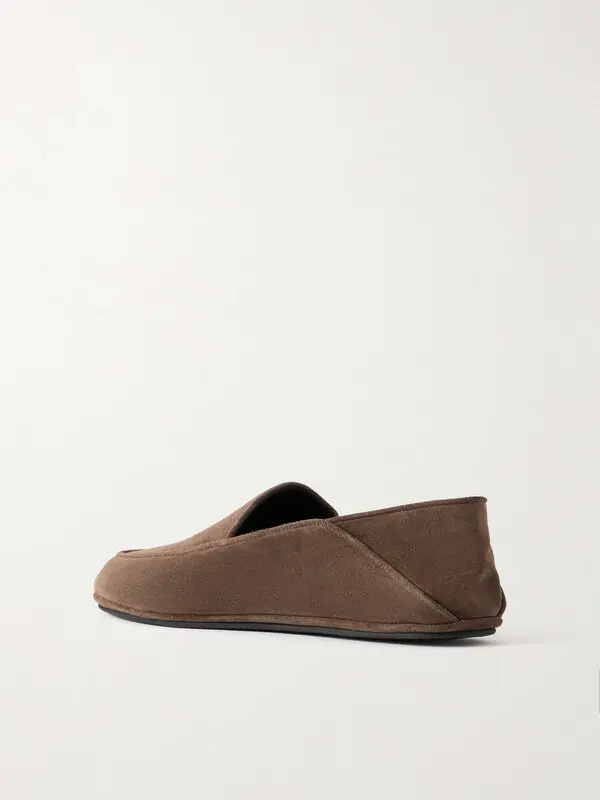 John Lobb Kingston Ii Collapsible-heel Suede Loafers