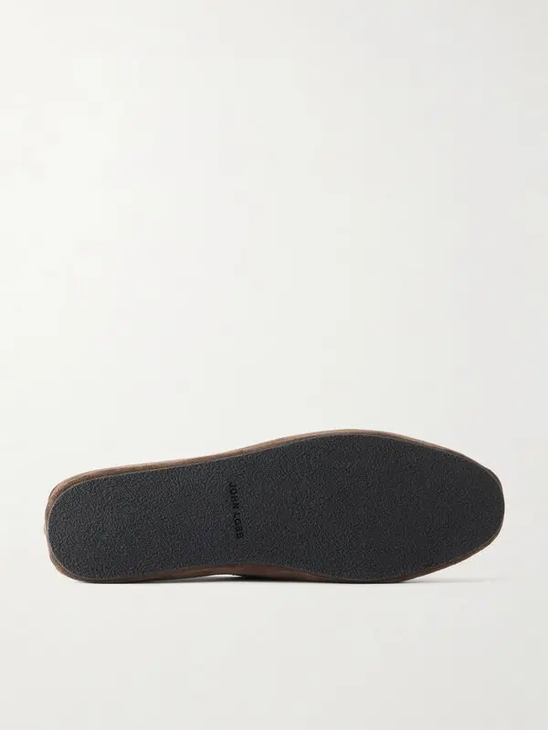 John Lobb Kingston Ii Suede Loafers - Brown