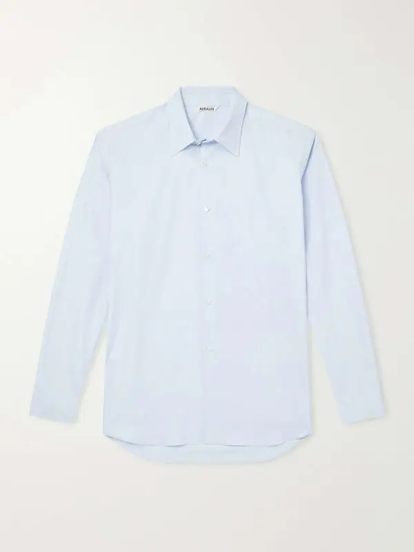 Auralee Finx Cotton-twill Shirt