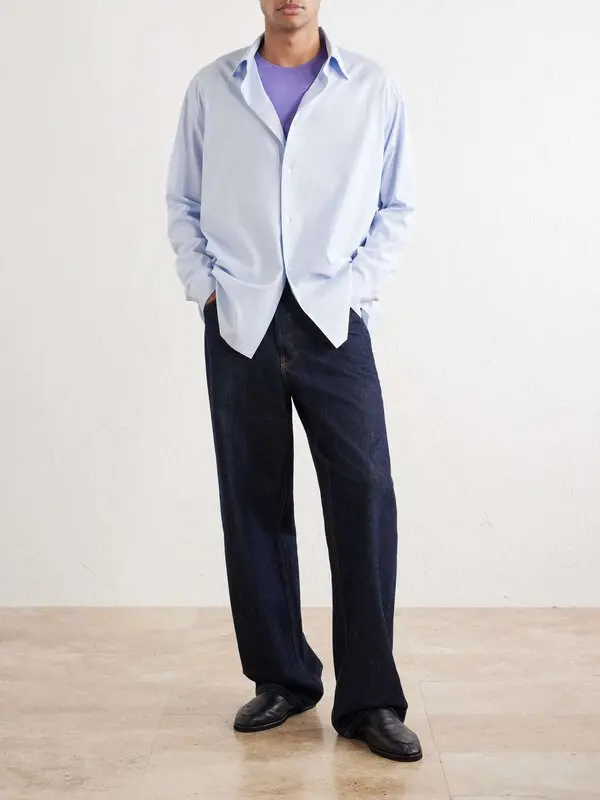 Auralee Finx Cotton-twill Shirt
