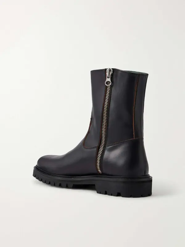 VINNY'S Moto Leather Boots
