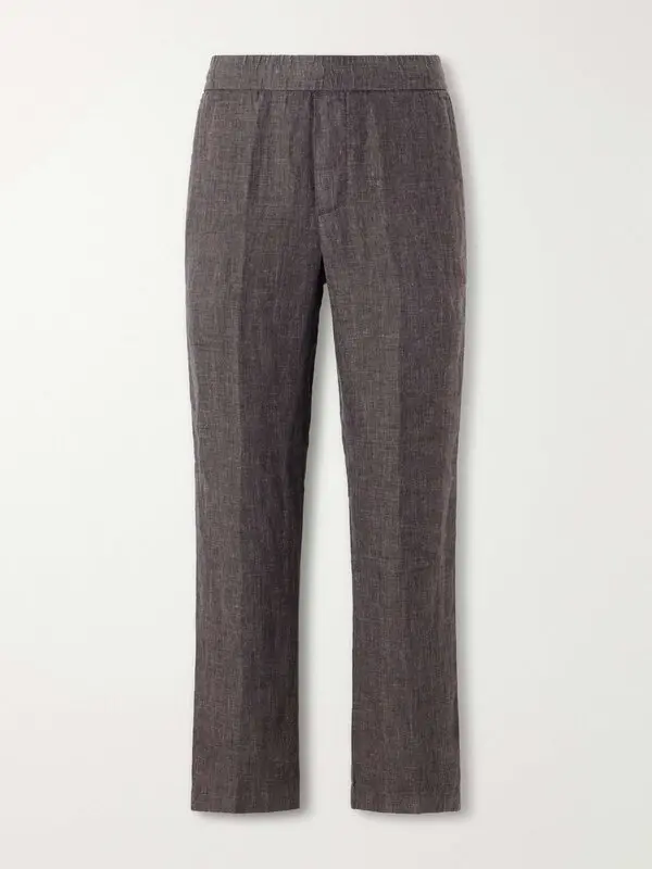 JAMES PERSE Straight-leg Linen Suit Trousers