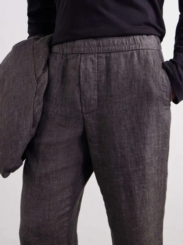 JAMES PERSE Straight-leg Linen Suit Trousers
