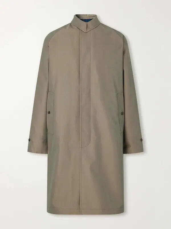 BEAMS Cotton-blend Gabardine Trench Coat