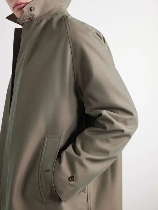 BEAMS Cotton-blend Gabardine Trench Coat