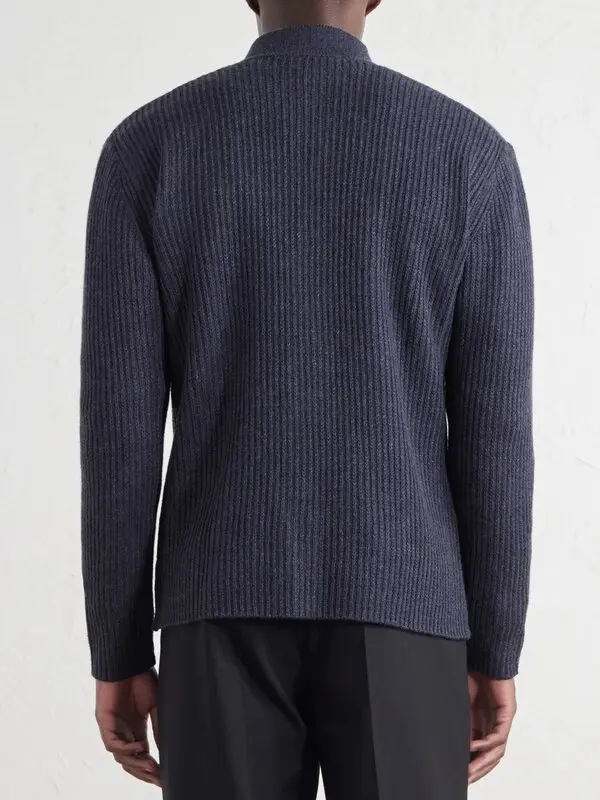 Inis Meáin Boatbuilder Wool And Linen-blend Cardigan
