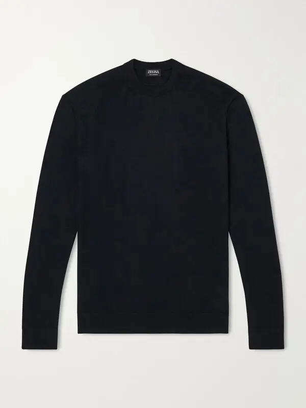 Zegna Cashmere Sweater - Black