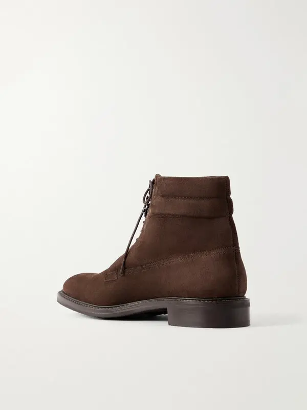John Lobb Alder Suede Lace-up Boots