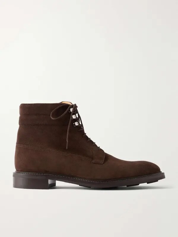 John Lobb Alder Suede Lace-up Boots
