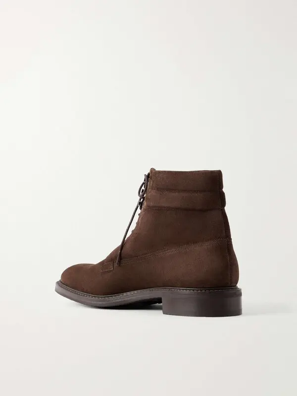 John Lobb Alder Suede Lace-up Boots