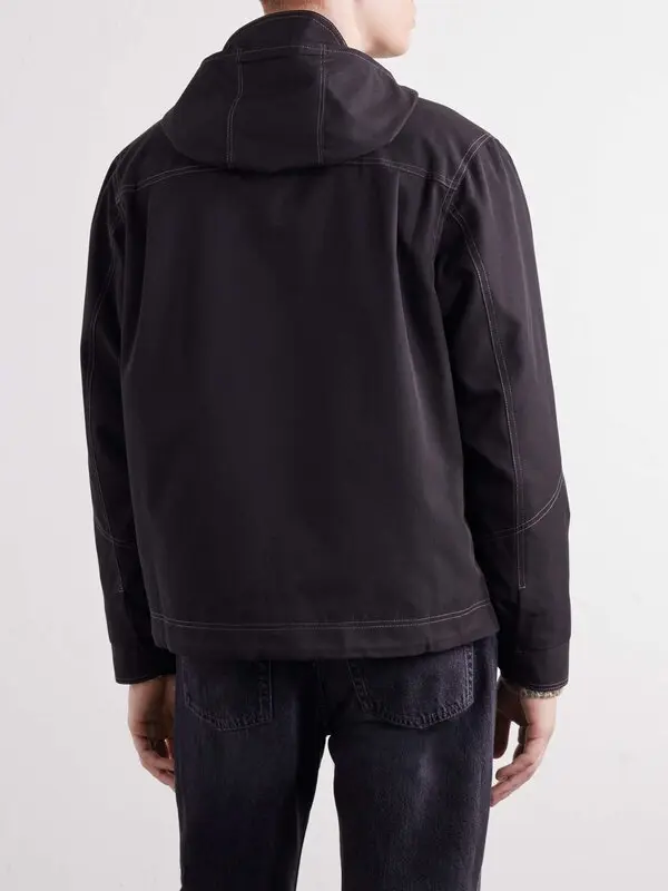 Oliver Peoples Saltash Cotton-blend Gabardine Hooded Jacket