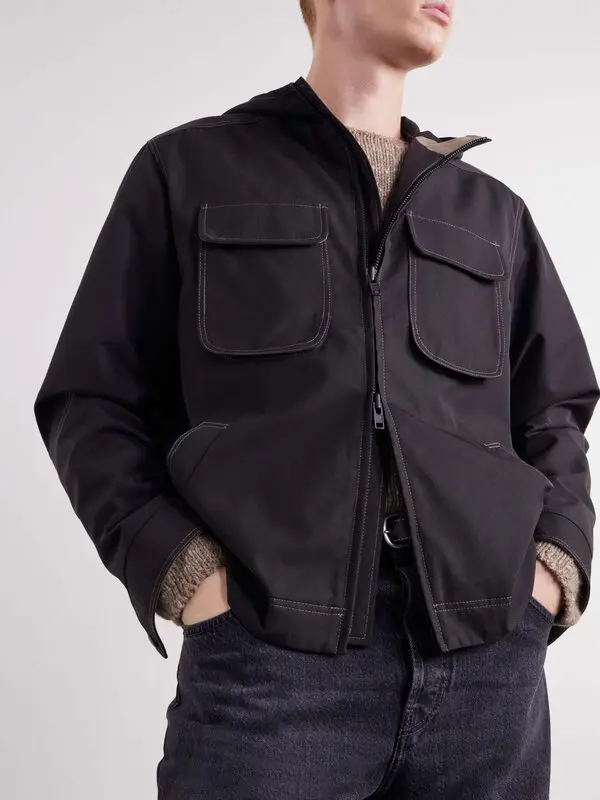 Oliver Peoples Saltash Cotton-blend Gabardine Hooded Jacket