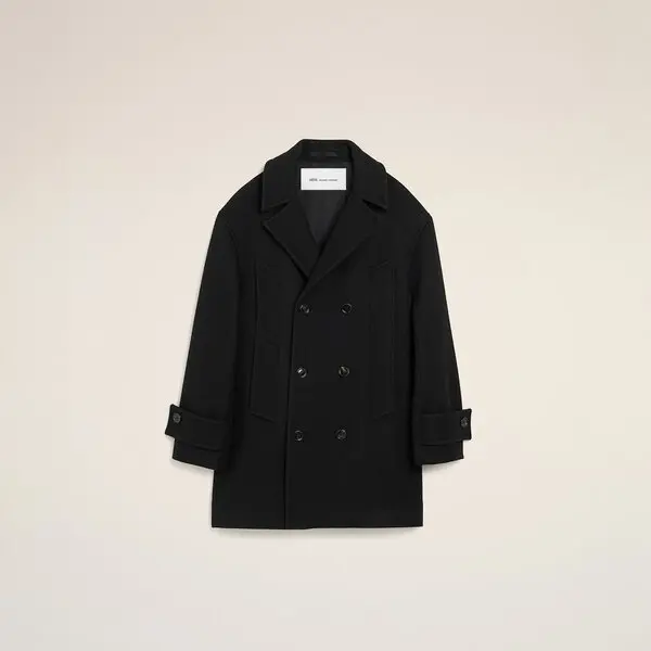 AMI Paris Wool Pea Coat