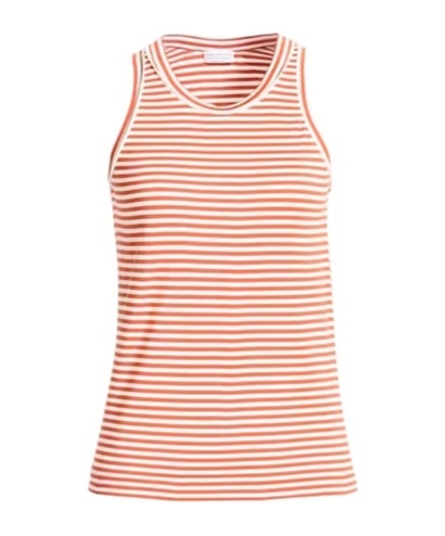 Brunello Cucinelli Striped Sleeveless Top - Pink