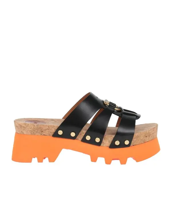 Chloé Metallic Leather Sandals