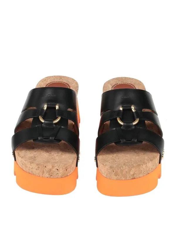 Chloé Metallic Leather Sandals