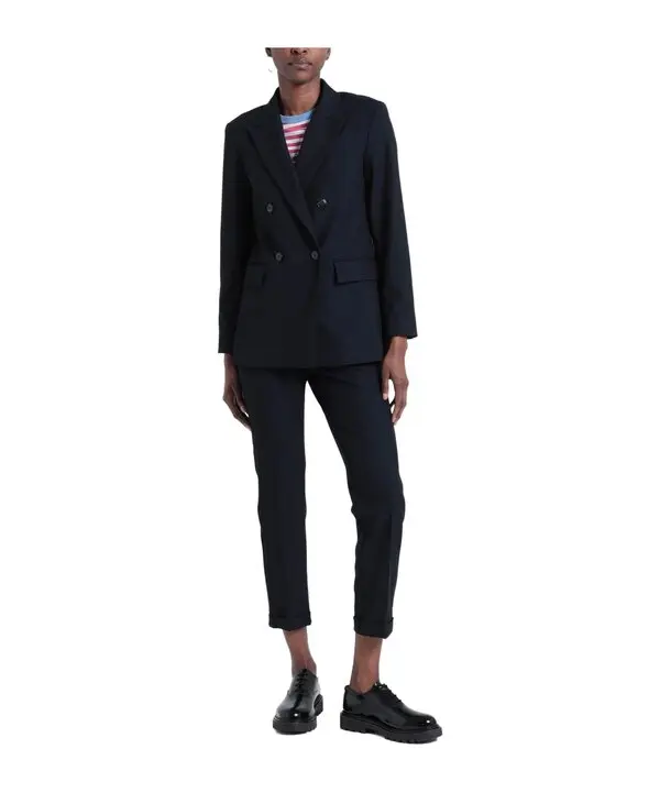 MAXCO. Double-breasted Twill Blazer