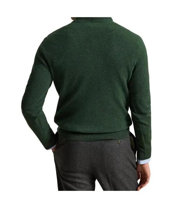 Polo Ralph Lauren Pony-embroidered Quarter-zip Sweater - Green