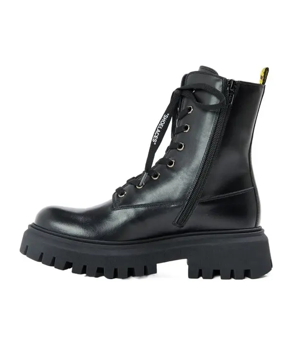 Off-White Solid Color Ankle Boots