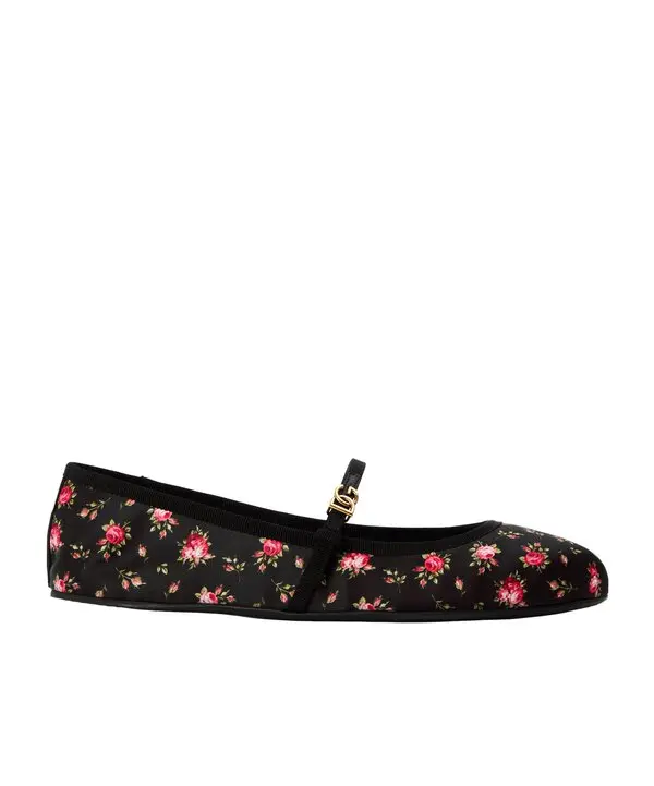 Dolce & Gabbana Light And Wrinkled Flat Shoes - Black