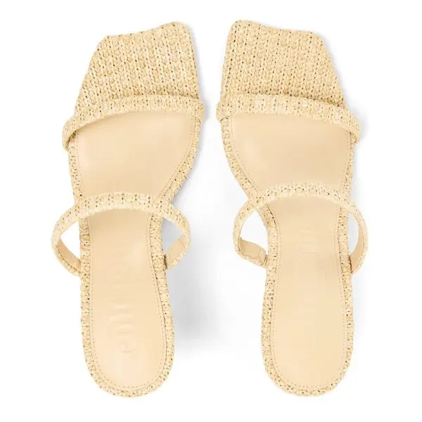 Cult Gaia Simple Mid-heeled Sandals